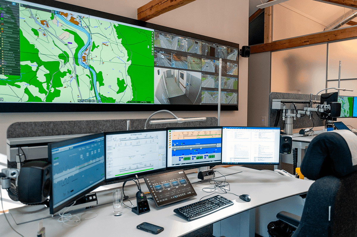 Kantonspolizei Emergency Call Center Video Wall
