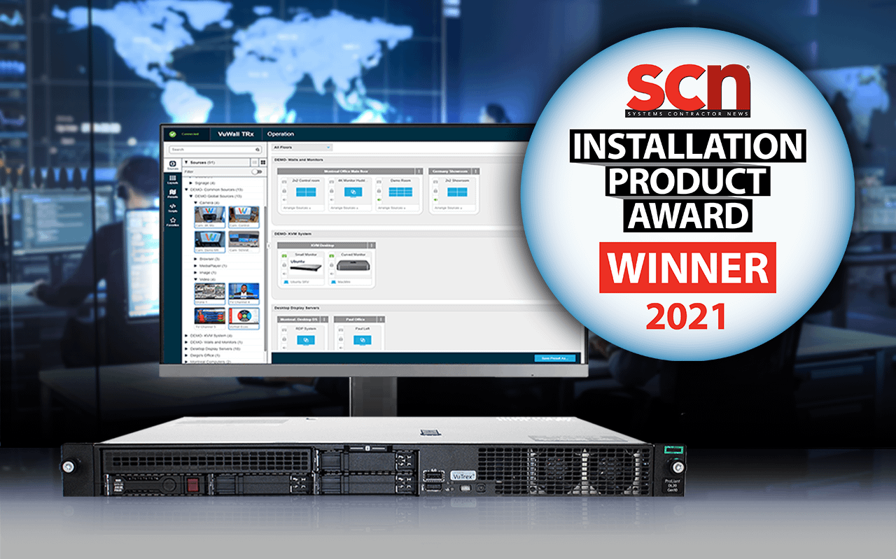 TRx 3.1 von VuWall gewinnt den SCN-Installationspreis für das innovativste Signalmanagement ...