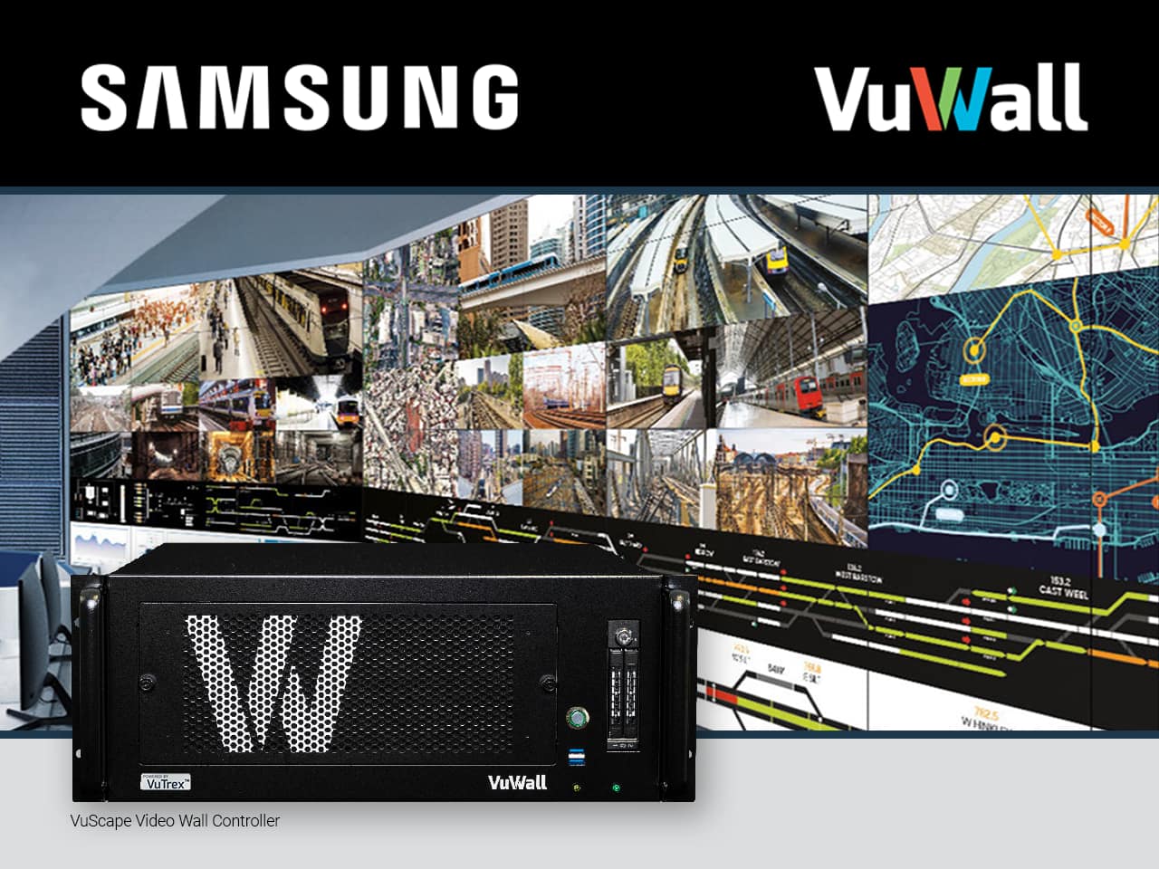 Samsung Partners with VuWall - Control Room Kits | VuWall