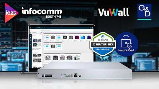 VuWall and G&D to Unveil Joint Control Room Solution at InfoComm 2025 | VuWall