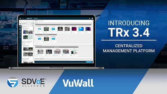 Zero Latency Video Wall Management for SDVoE Technology