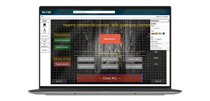 ControlVu PoE Touch Panel | Controla lo que ves. |ControlVuWall