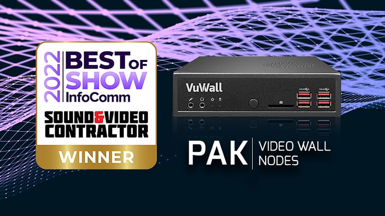 VuWall PAK gewinnt Best of Show auf der InfoComm 2022 | VuWall