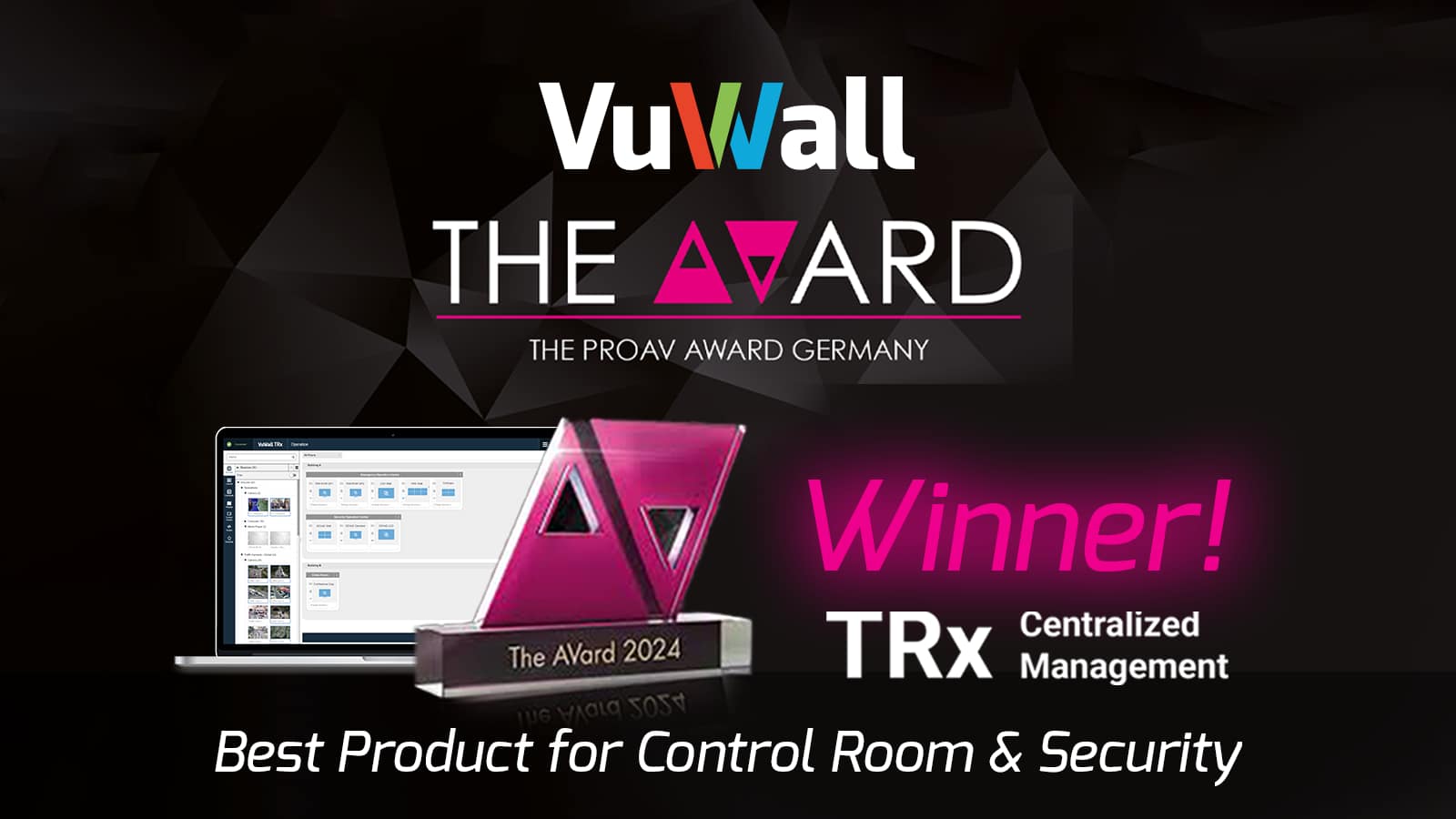 VuWall TRx Platform Wins AVard 2024 for Best Product for Control Room ...