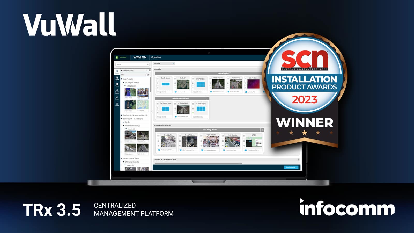 VuWall Sweeps Up SCN Award at InfoComm | VuWall