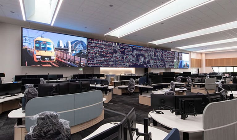 Sydney Rail Case Study: Transit Operations Center | VuWall